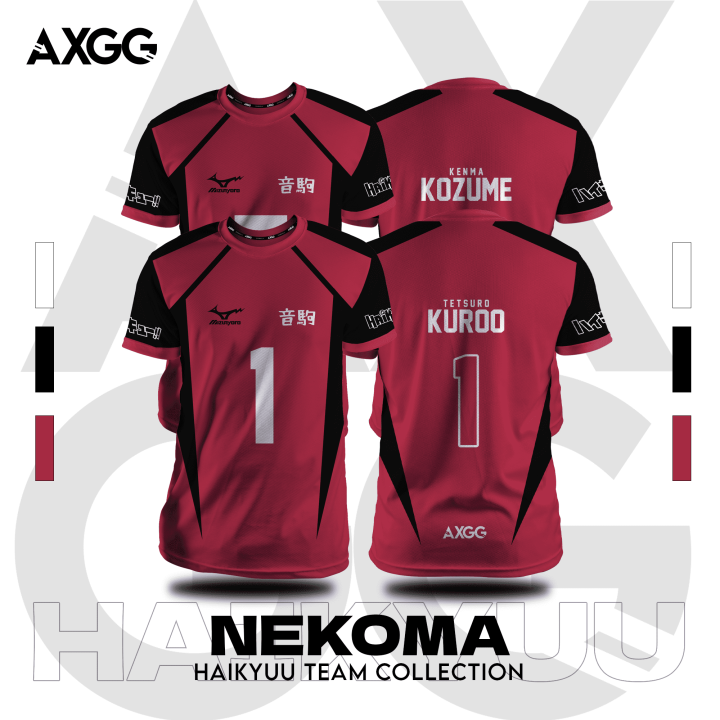 AXGG ' Haikyuu Nekoma ' Anime Shirt | Lazada PH