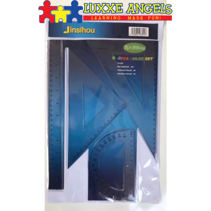 Luxxe Angels 4 in 1 Ruler Set | Educational School & Office Supplies ...