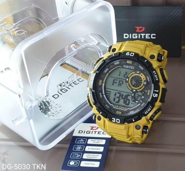 jam tangan DIGITEC DG 5030T 5030 T - Kuning | Lazada Indonesia