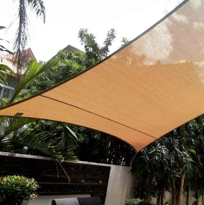 Al Fresco Shade Sail ® 3.6 x 3.6 m - Square - Desert Sand - UV Block ...