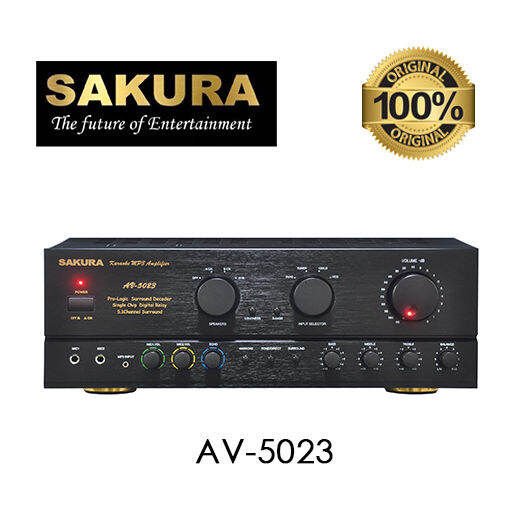 AV-5023 SAKURA 5.1 CH KARAOKE AMPLIFIER | Lazada PH