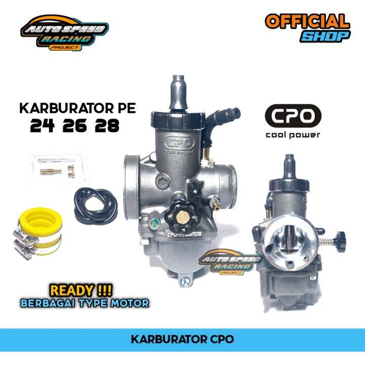 Karburator PE 24 26 28 CPO Cool Power Black Series Semua Jenis Motor Karbu | Lazada Indonesia