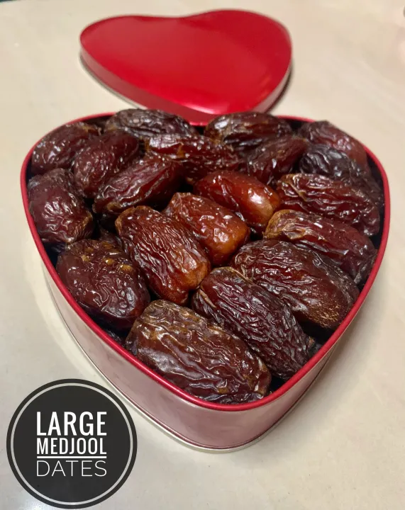 Medjool dates in heart can - ideal for gift - imported from Saudi ...