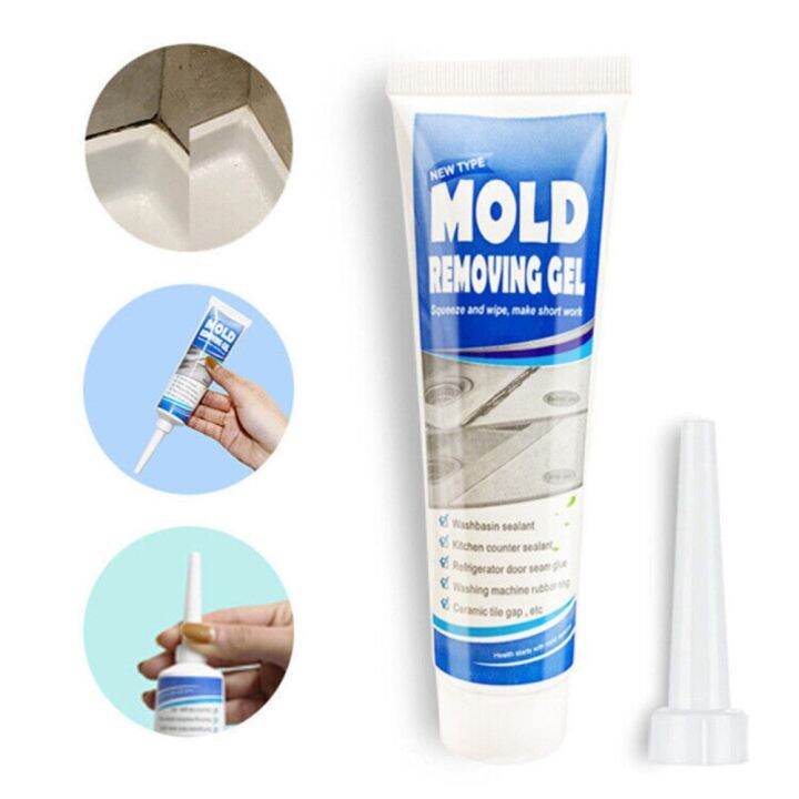 JIANGF New Safety Formula Eco Friendly Remover Gel Mildew Cleaning Tool Taps Sinks Grout Mould ...