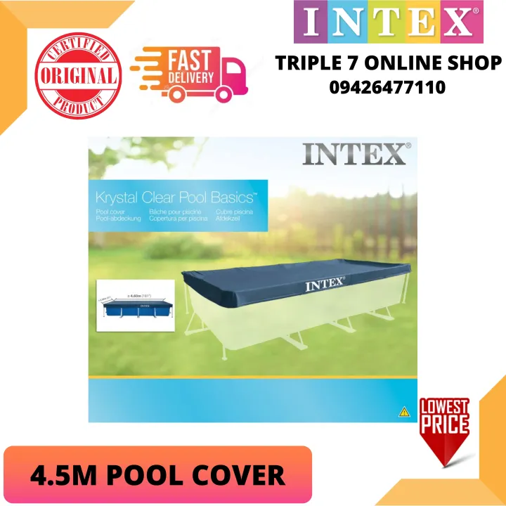 Intex Rectangular Pool Cover (4.5m x 2.2m) | Lazada PH