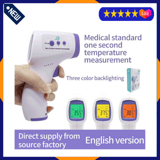 Termometer Tembak Suhu Digital / Thermogun Thermometer Tembak Infrared ...