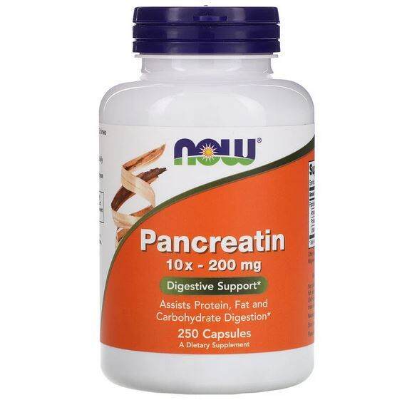 Now Foods Pancreatin 10X - 200 mg 250 Capsules | Lazada PH