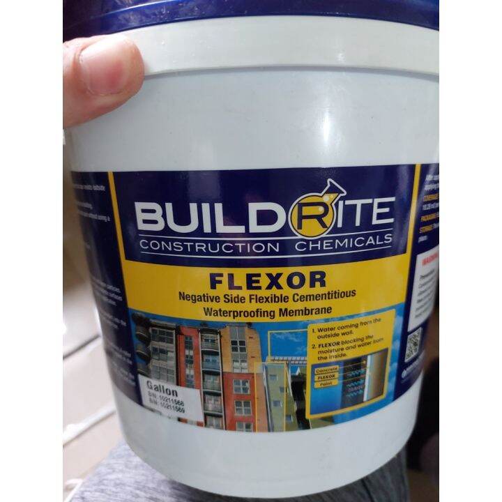 Buildrite Flexor (5kg) NEGATIVE SIDE CEMENTITIOUS Waterproofing | Lazada PH