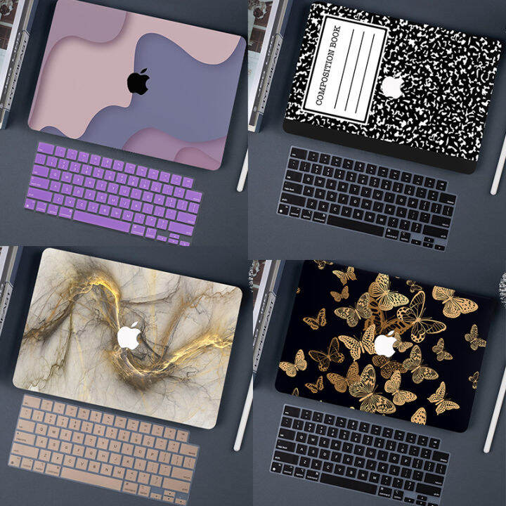 marble case for 2023 Macbook Air 15 Pro 13 M2 2022 2021 14 inch A2442 ...