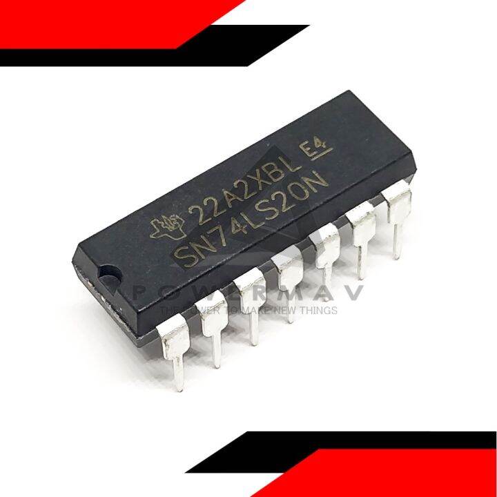 original 74ls20 dip ic dip14 sn74ls20n sn74ls20 7420 Three Independent ...