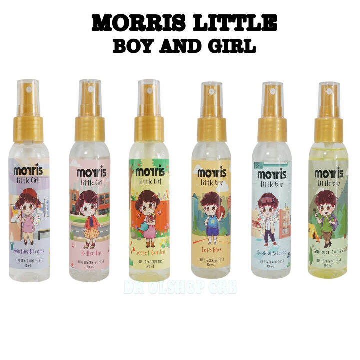 Morris Parfum Anak Cewek Little Girls Body Mist Spray / Anak Cowok ...