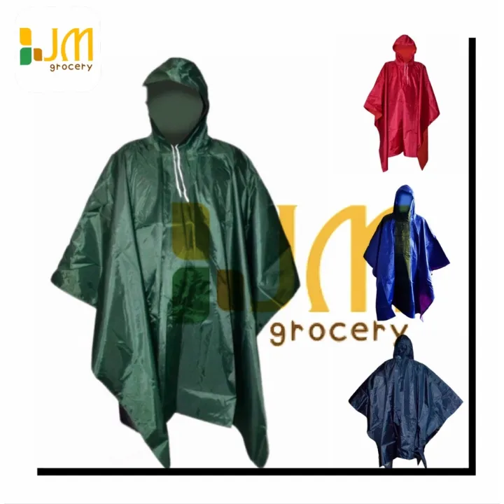 JM# poncho Raincoat Motorcycle Bicycle makapal kapote waterproof ...