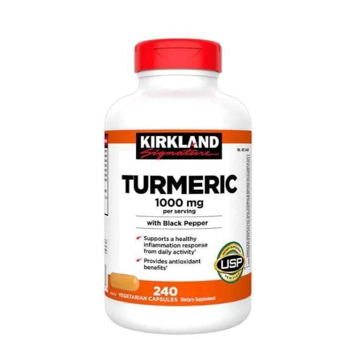 Pharmacopoeia | Kirkland Turmeric 1000 mg., 240 Capsules | Lazada PH