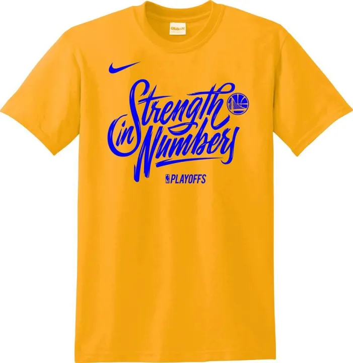 GILDAN BRAND STRENGTH IN NUMBERS GSW SHIRT (GOLDEN YELLOW) | Lazada PH