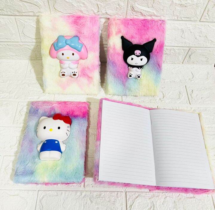 A5 Sanrio Fur Squishy Notes Notebook | Lazada PH