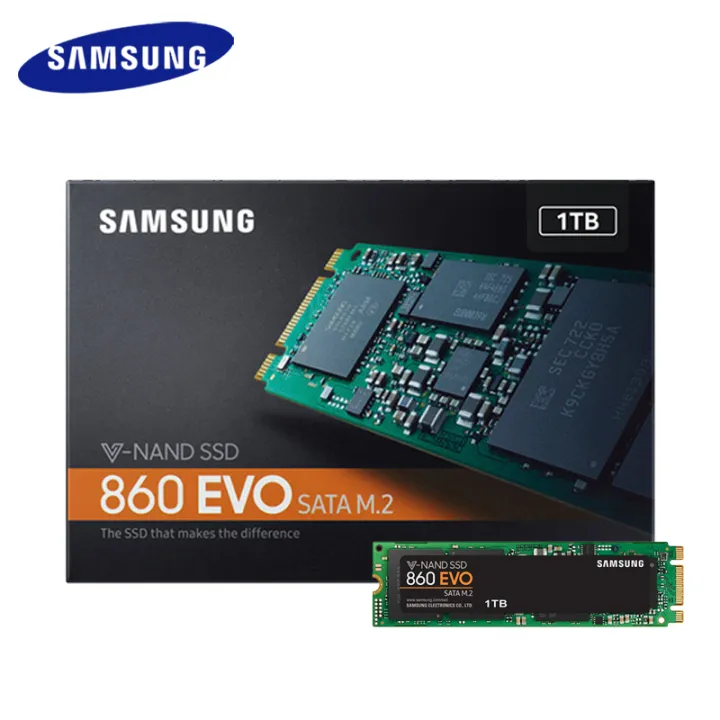 SAMSUNG SSD M.2 2280 SATA 860 EVO 1TB 500GB 250GB Internal Solid State ...