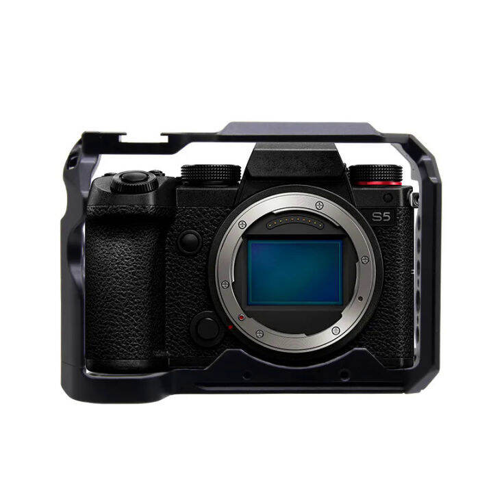 สำหรับ Panasonic Lumix S5 Cage Rig Nato Rail Arca Swiss Plate พร้อมที่ ...