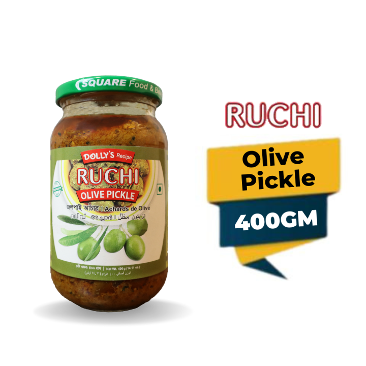 RUCHI PICKLE OLIVE DOLLYS RECIPE - 400GM | Lazada