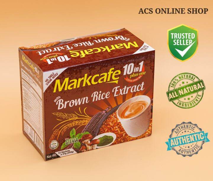 Markcafe 10in1 Plus One Coffee Drink Mix with Brown Rice Extract 12 ...