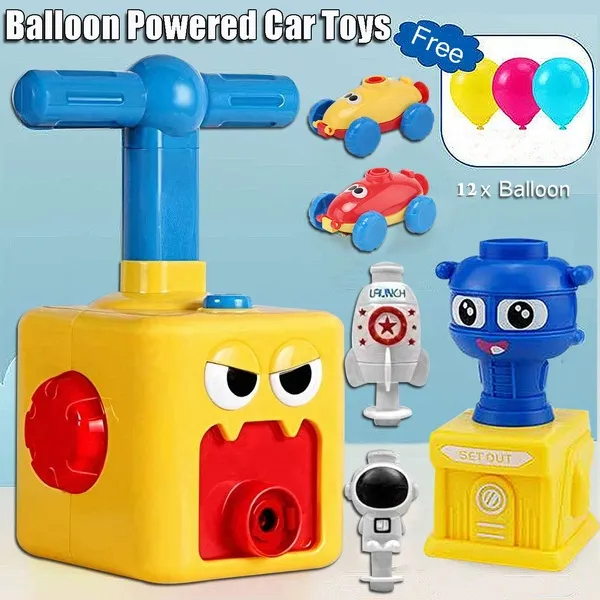 Power Balloon Car Mobil Pompa Balon Bisa Terbang dan Lari | Lazada ...