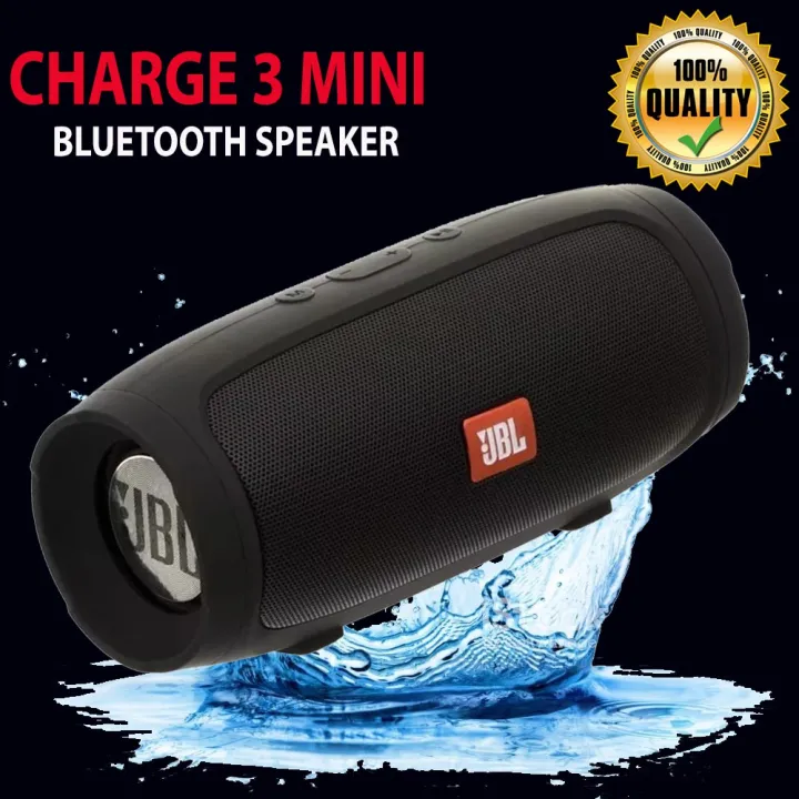 Super Bass JBL CHARGE 3+ MINI PORTABLE BLUETOOTH SPEAKER | Lazada PH