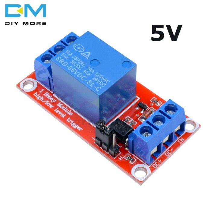 One 1 Channel 5V 12V 24V Relay Module Board Shield With Optocoupler ...