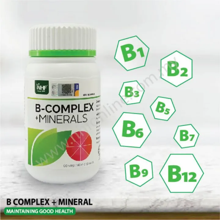 NHF B Complex Mineral 60 Vegetables Capsule Exp: 12/2023 | Lazada