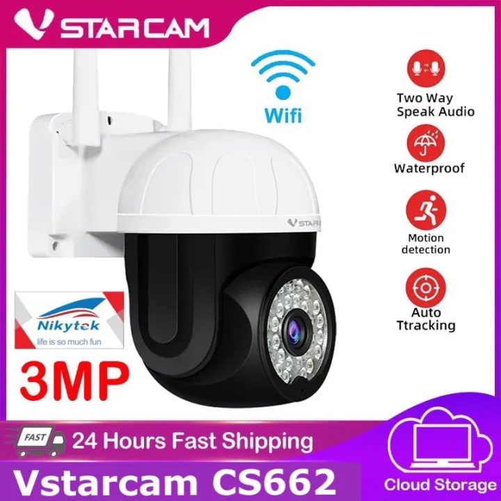 **สินค้าจัดโปรพิเศษ Vstarcam CS662 ใหม่2021 กล้องวงจรปิดไร้สาย Outdoor ความละเอียด 3MP(1296P ...