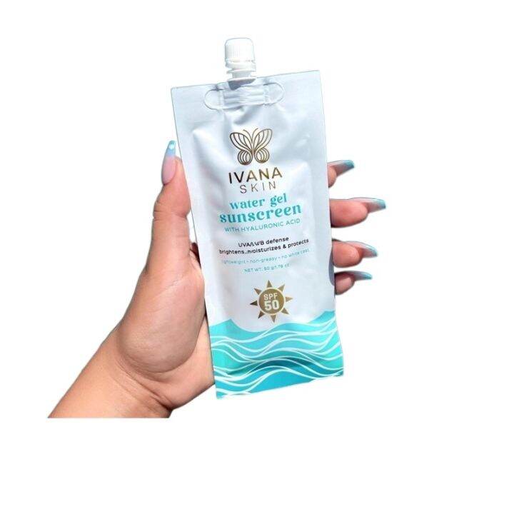 Ivana Gel Sunscreen SPF 50 Sunscreen Brightening Sunscreen | Lazada PH