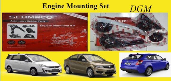 SCHMACO Proton Exora Preve Suprima S (TURBO) Manual Engine Mounting Kit ...