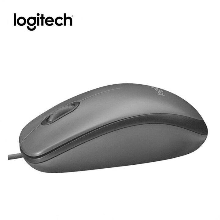 Logitech M90 USB Wired Mice Plug and Play Optical Ergonomic Design For ...