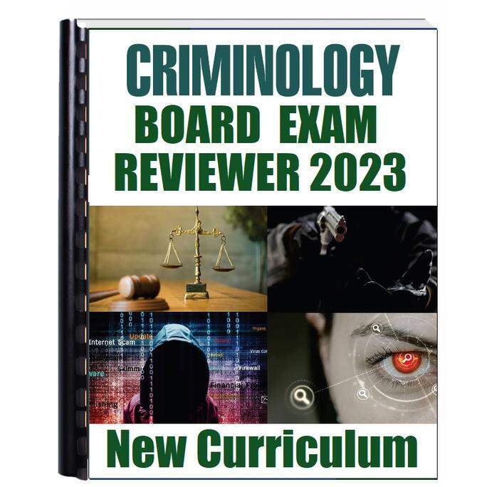 hot Criminology Board Exam Reviewer 2023 New Curriculum | Lazada PH