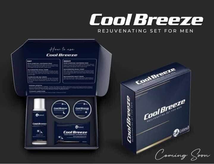 COOL BREEZE REJUVENATING SET FOR MEN / ALL IN ONE SKIN CARE REGIMEN FOR ...