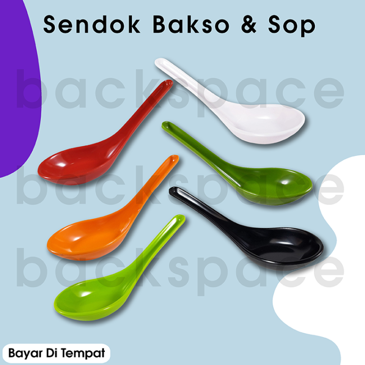 Sendok Sop Bakso Bubur Kuah Melamin Bahan Tebal | Lazada Indonesia