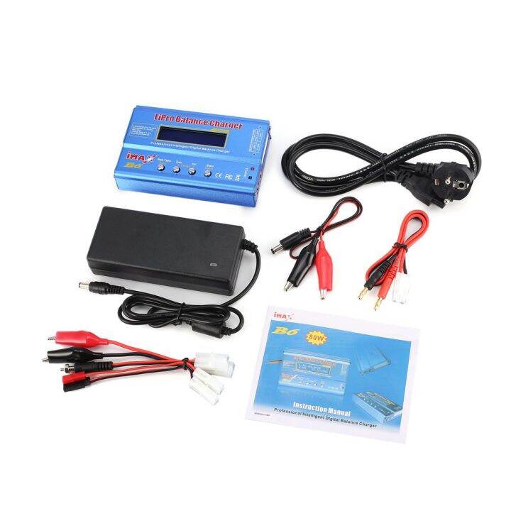 IMAX B6 80W Battery Charger Lipo NiMh Li-ion Ni-Cd Digital Lipro ...