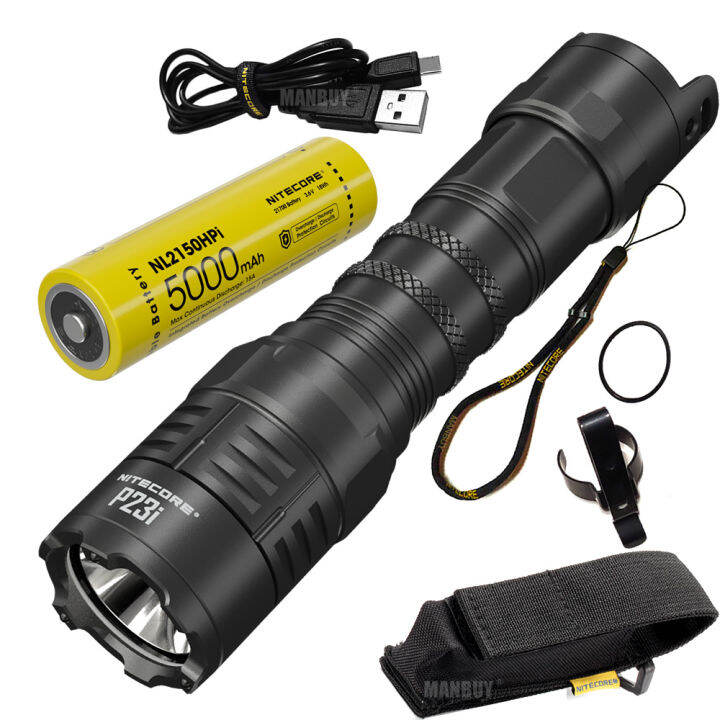 Nitecore P23i 3000 Lumens Luminus SFT-70 Tactical LED Flashlight USB-C ...