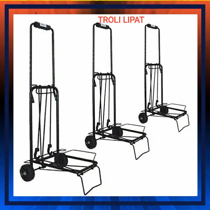 ( Bayar COD ) Troli Lipat / Troli Koper / Troli Barang / Troli Bawa ...