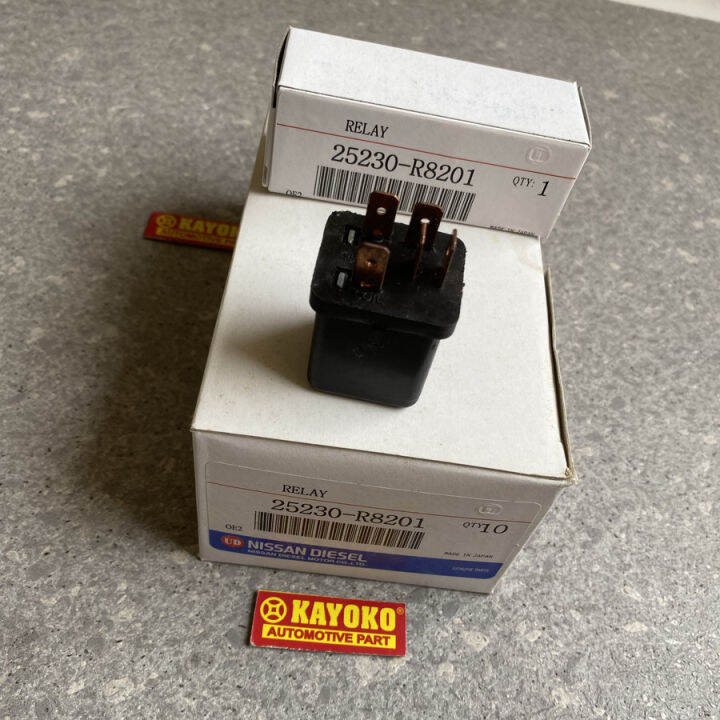 Relay 25230-R8201 kaki 5 hitam 24V Nissan UD | Lazada Indonesia
