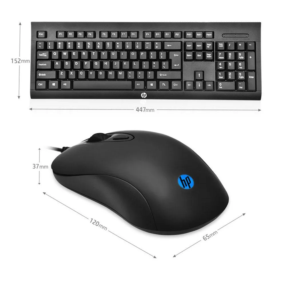 HP KM100 USB Gaming Keyboard and Mouse Combo | CyberDeals.lk - Ultimate ...