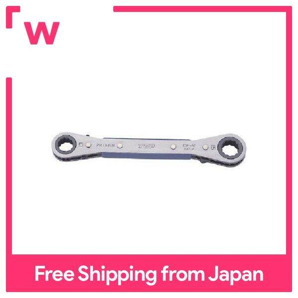 TOP Ratchet wrench 17x19mm, 20° feed, thin type, capable of tightening ...