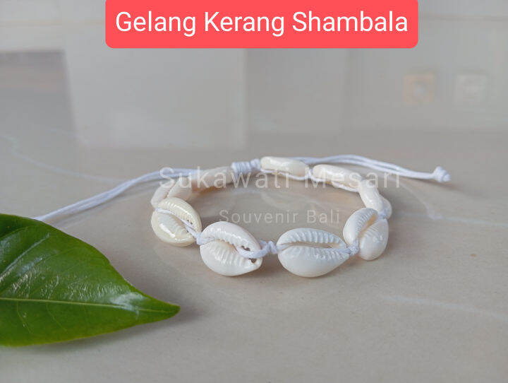 Gelang Kerang Shambala Boheminian Shell Bracelet Outfit Pantai Bali ...