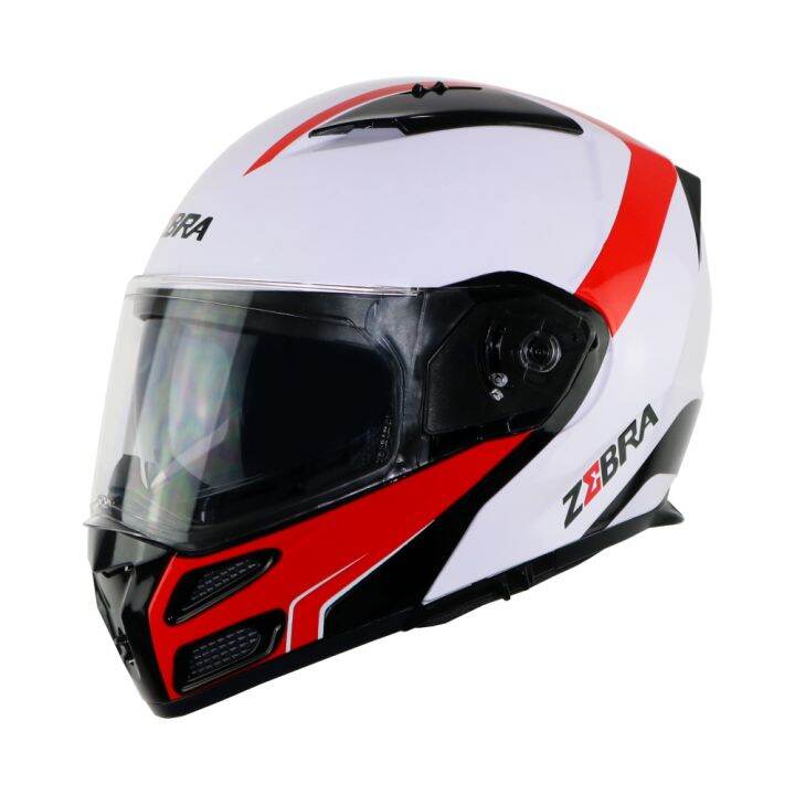 ZEBRA 782 Motorcycle Helmets Open Face Modular Motor Helmet Dual Visor ...