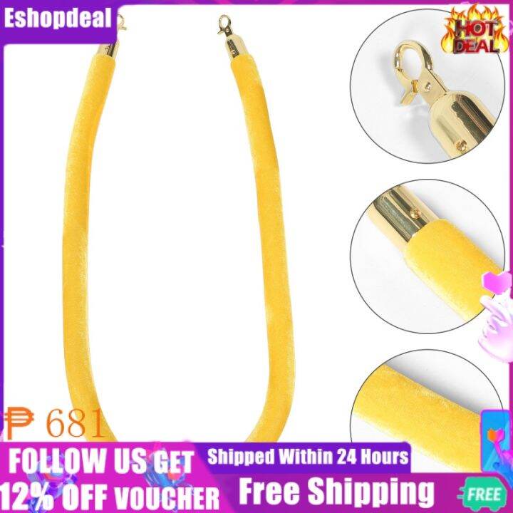 Eshopdeal【Ready Stock】 Stanchion Rope Crowd Control Barrier Hooks Line ...