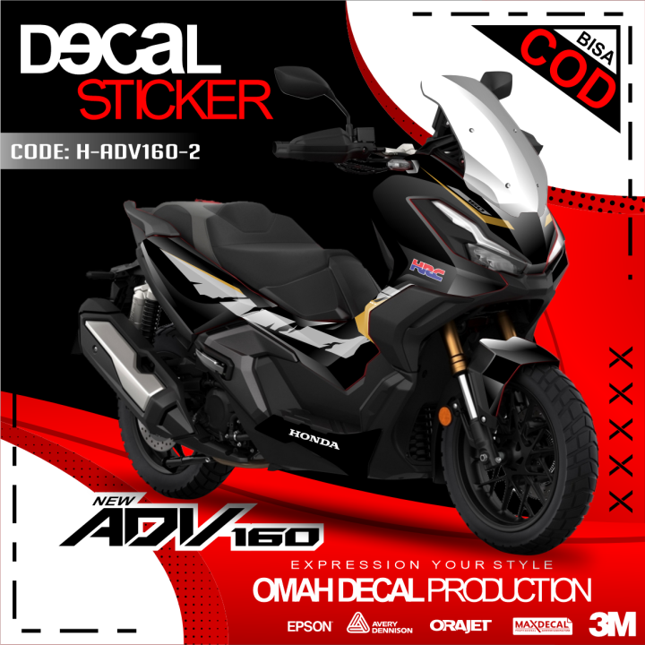 DECAL ADV HONDA FULL BODY AKSESORIS STIKER DEKAL ADV FULL BODY BAHAN ...