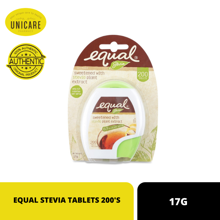 EQUAL STEVIA TABLETS 200'S | Lazada