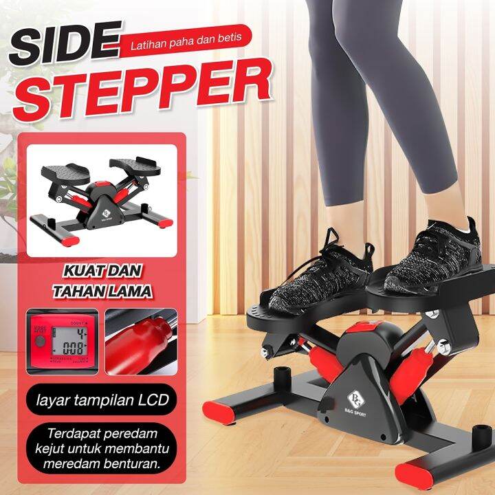 HTD SPORT Mini Side Stepper V-shape Stepper Walker Glider Steper Alat Olahraga Pembakar kalori ...