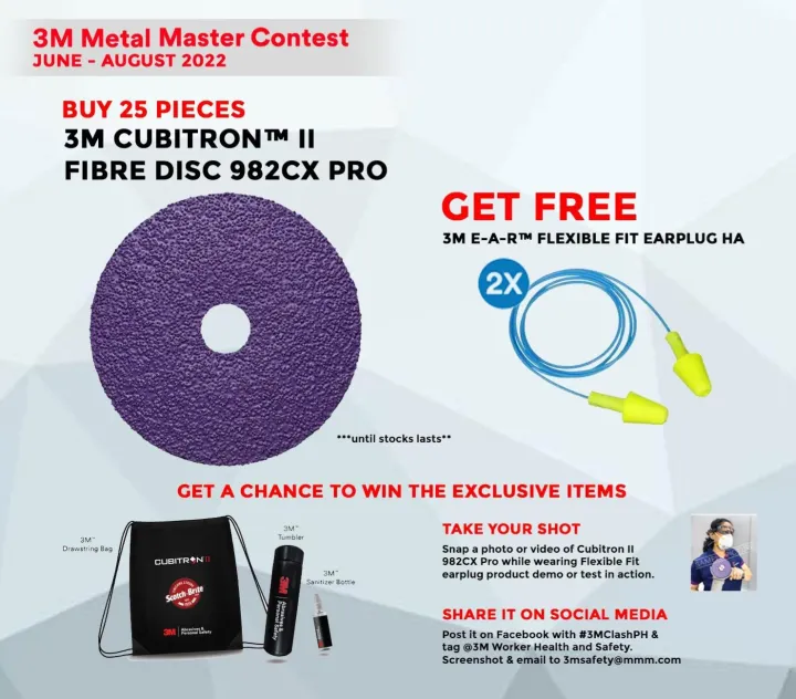 3M METAL MASTER CONTEST BUY 3M CUBITRON 2 FIBRE DISC 982C PRO 4INCHES ...