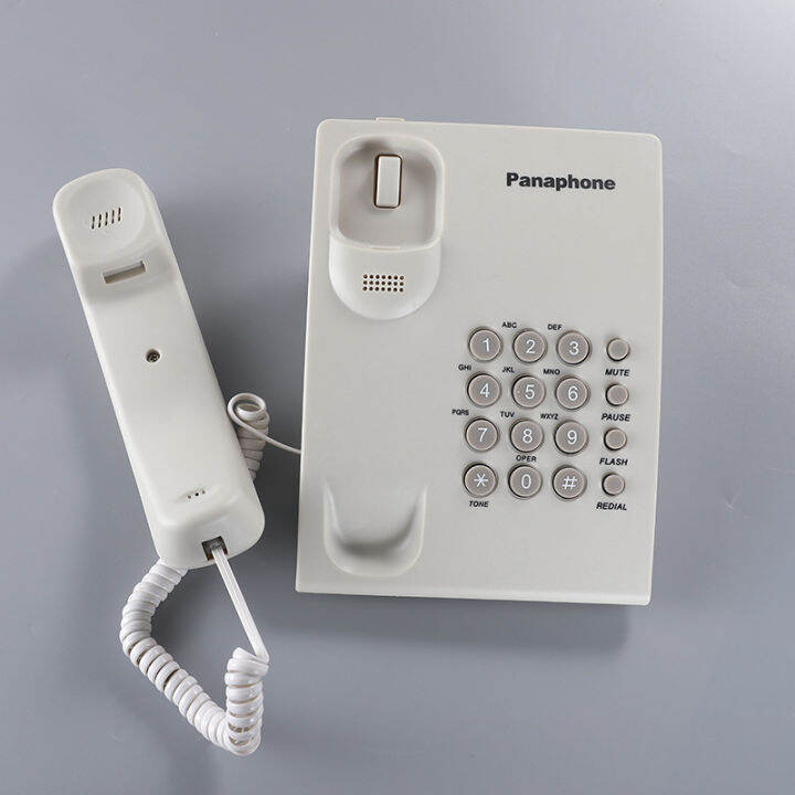 【COD 】Panaphone KX-TS500MS Single Line Corded Landline Integrated Telephone with 4-Step ...