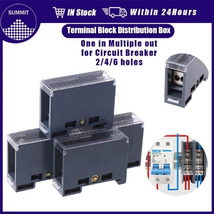 FJ6/JTS2 One in Multiple out Junction Box Universal 2/4/6 Distribution ...