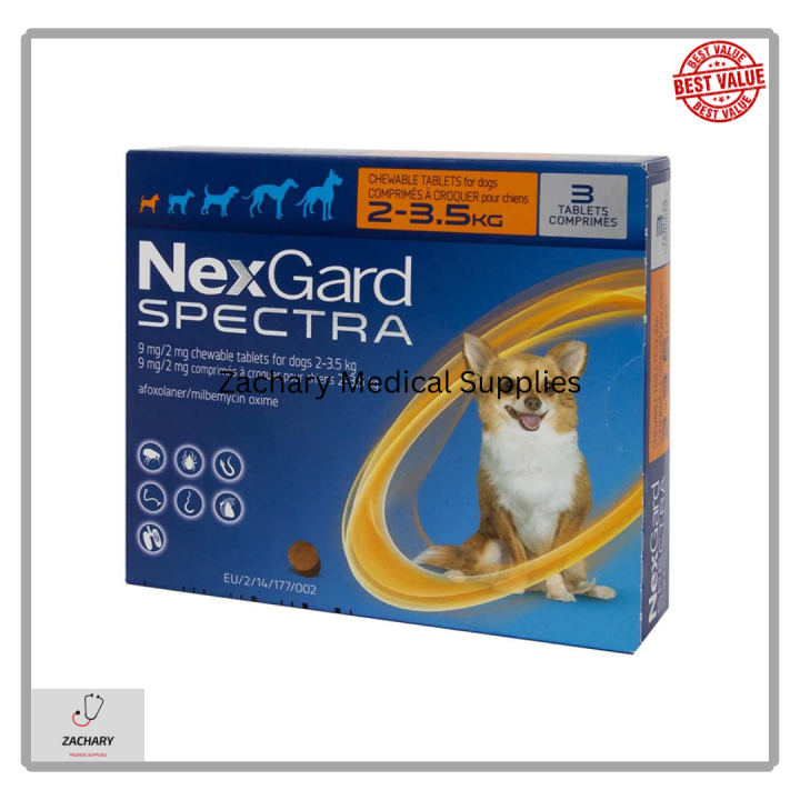 NexGard Spectra Chewable Tablet (For Dog) | Lazada PH